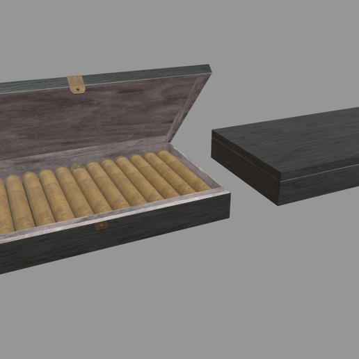 🚬 Antique Cigar Box・ STL File for 3D printing・Cults