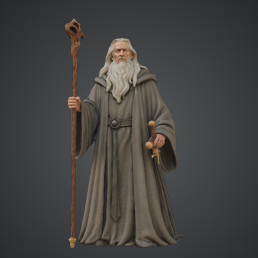 👽 Wizard Sage Statue – 3D Printable Fantasy・Free STL File for 3D ...