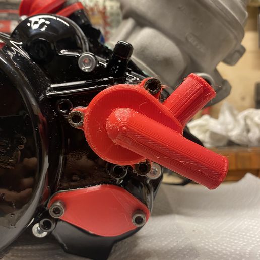 Free 3MF file Derbi Senda euro2 waterpump cover 🧑‍🔧 ・3D printing design ...