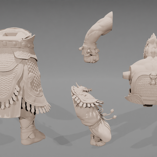 👾 Juling Shen - 沉巨岭 - black myth wukong・ STL File for 3D printing・Cults