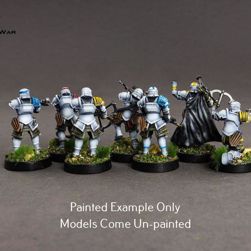 Medieval Republic Commando Squad - Legion Scale・ 3D File for ・Cults