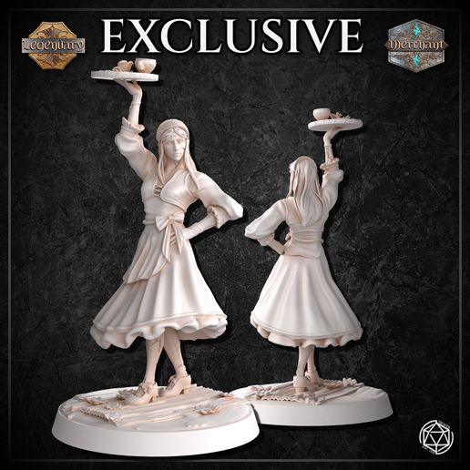 🦸 Maid Construct (Action)・ STL File for 3D printing・Cults