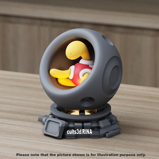 🐉 Shuckle healing machine pods・ STL File for 3D printing・Cults