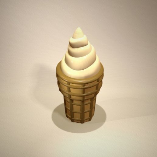 STL file Ice cream 🧊 ・3D printable model to download・Cults