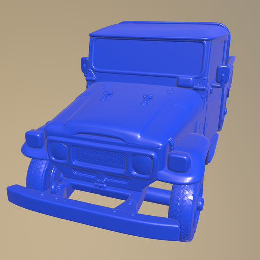 🚗 TOYOTA LAND CRUISER J40 PICKUP 1979 PRINTABLE CAR IN SEPARATE PARTS ...