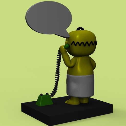 Archivo STL Funko Homero con Toalla 🦊 ・Modelo para descargar y imprimir ...