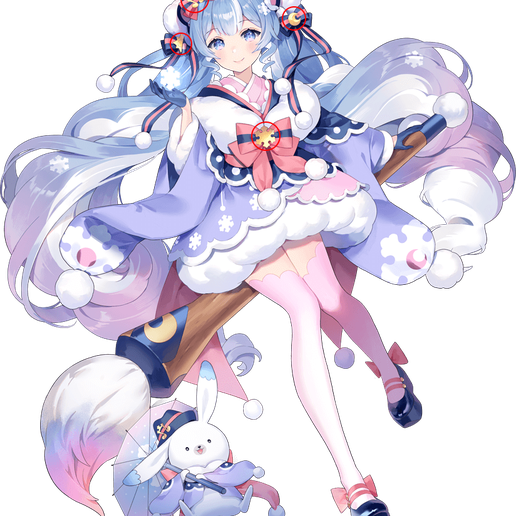 🌨️ Snow Miku 2023 Cosplay Accessories・Free STL File for 3D printing・Cults
