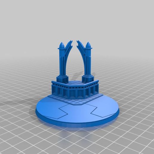 🧲 Titanstructure Titan and Knight bases (basic)・Free STL File for ・Cults