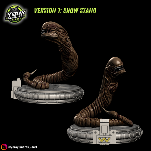 👽 Chestburster - Maximum Detail Replica - Saga Alien - 3D Model for SLA ...