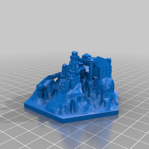🏰 Castle Ore tile for Settlers of Catan・Free STL File for 3D printing・Cults