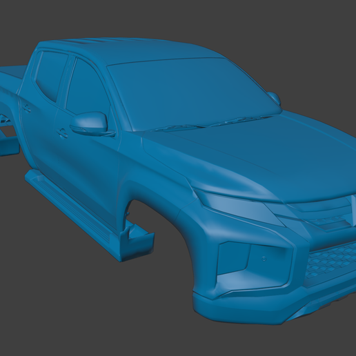 🚗 RC BODY 2020 TRITON DUALCAB MITSUBISHI 1/10 3D PRINT STL・ STL File ...