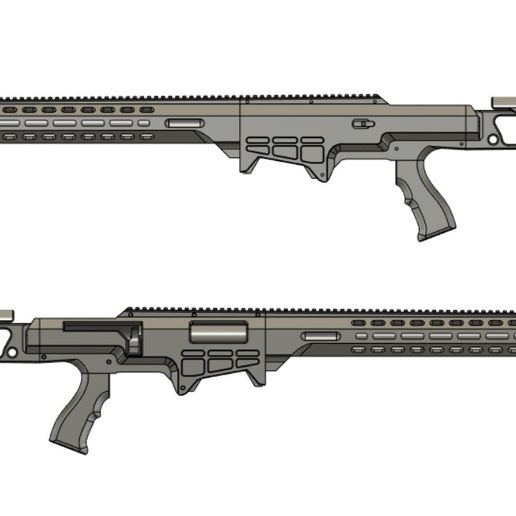 🔫 Striker AS-01 MRAD KIT・ STL File for 3D printing・Cults