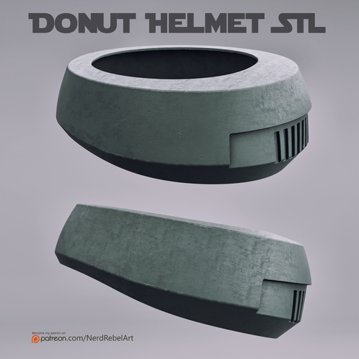 🪖 Donut helmet 3d files・Free STL File for 3D printing・Cults