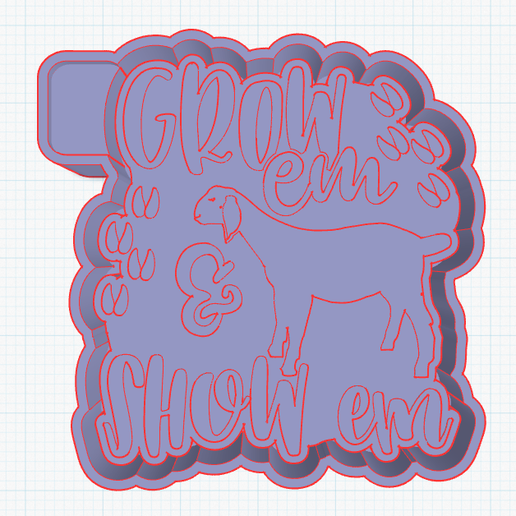 🐐 Grow em Show em Goat freshie mold・ STL File for 3D printing・Cults