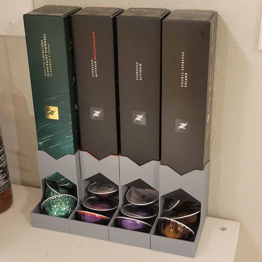 3D printing CAPSULE DISPENSER NESPRESSO VERTUO / NESPRESSO VERTUO ...