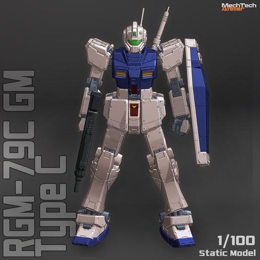 🤖 RGM-79C GM Type C・ 3D File for 3D printing・Cults