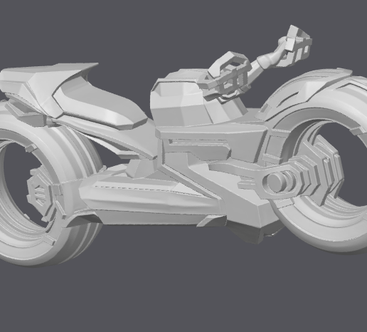 🚗 TRON- ARES, - MOTO VERSION 2・ STL File for 3D printing・Cults