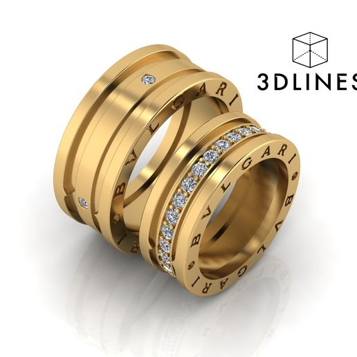 💍 engagement b jewelry ring・Free STL File for 3D printing・Cults