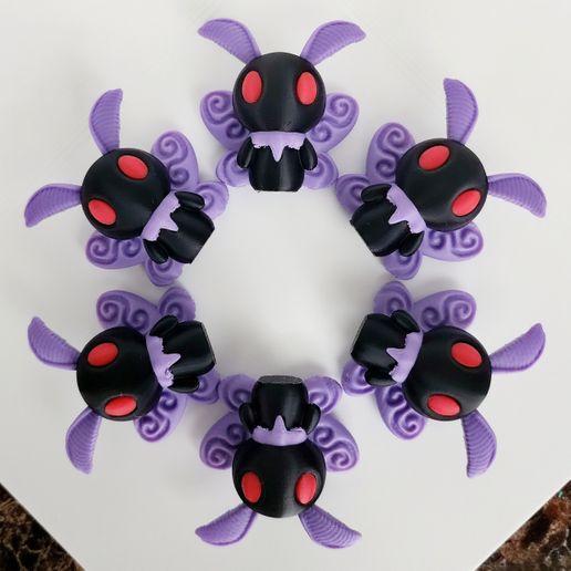 🎃 Kawaii (Cute) Mothman Figurine・ STL File for 3D printing・Cults