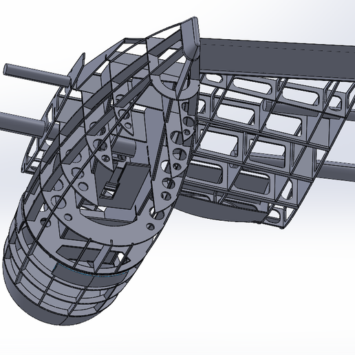 🚁 1/6 Grumman F7F Tigercat - DXF Plans・ 3D File for 3D printing and CNC ...