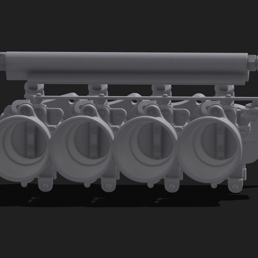 🌆 B Series ITB For Model Engine・ STL File for 3D printing・Cults