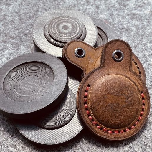 Archivo 3D gratis AirTag Mold | Plantilla para el corte por láser・Modelo para descargar y ...