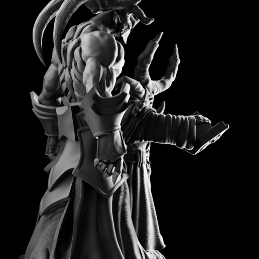 🦸 Warlock dota2・ STL File for 3D printing・Cults