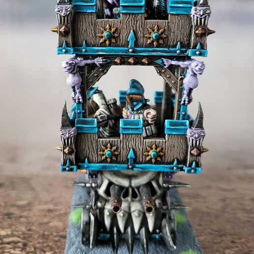 🎲 Chaos Dwarf Juggernaut・ 3D File for 3D printing・Cults