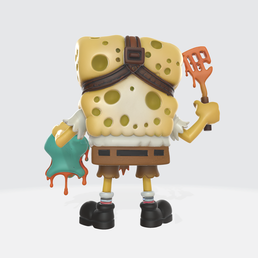 👾 SpongeBob Jason Horror Mashup – Collectible Figure・ 3D File for 3D ...