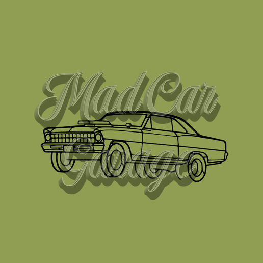 🚙 Chevrolet Chevy II 1967・ STL File for 3D printing・Cults