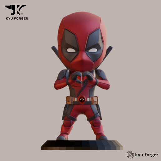 🧸 deadpool・Free 3D File for 3D printing・Cults