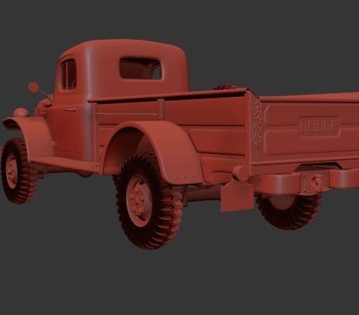 🚗 1946 Dodge Power Wagon・ STL File for 3D printing・Cults
