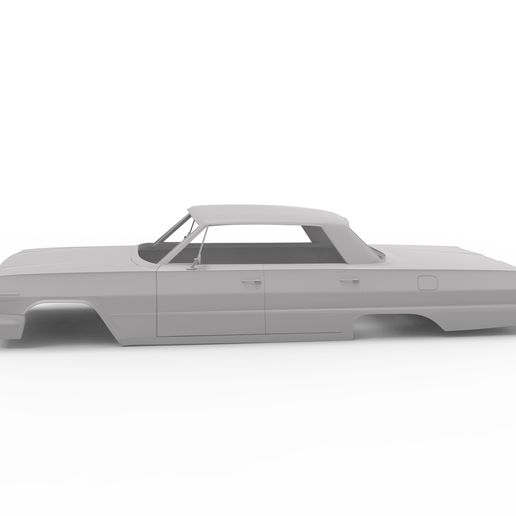 🔝 1963 chevy impala hard top rc body shell・ 3D File for 3D printing・Cults