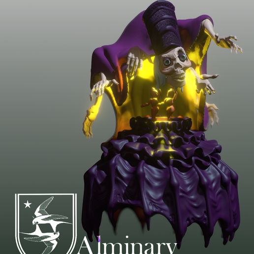 🎲 endelyn moongrave - tabletop miniature・ STL File for 3D printing・Cults