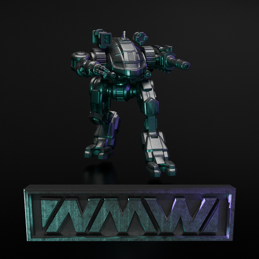 💂 Pac-Mech, Guard Sentry・ STL File for 3D printing・Cults