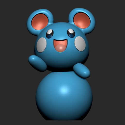 🐉 Pokemon - Azurill・ STL File for 3D printing・Cults