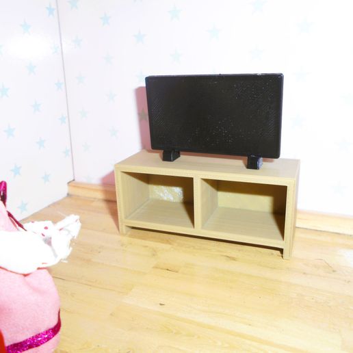 🤏 Miniature TV and furniture・Free 3D File for 3D printing・Cults