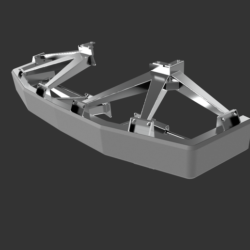 🖼️ Salvinos JR Nextgen Nascar Rear Bumper Frame・ STL File for 3D ...