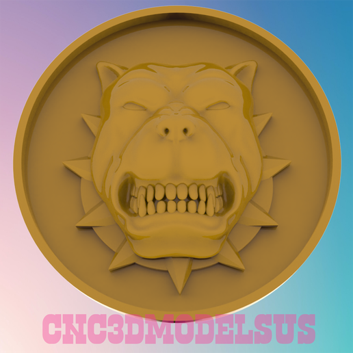 📁 Bulldog Head,3D MODEL STL FILE FOR CNC ROUTER LASER & 3D PRINTER・ STL ...