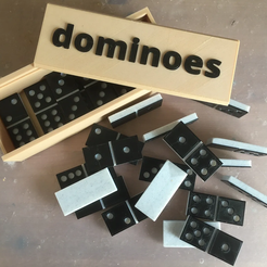 Free STL file domino 0x5 🎲 ・3D printable design to download・Cults