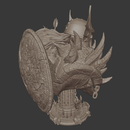 👤 Dark Ages Spawn Portrait Bust | Medieval Hellspawn 3D Print Model ...