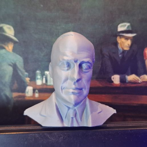 3D printable Edward Hopper Ai attempt • made with Bambu・Cults