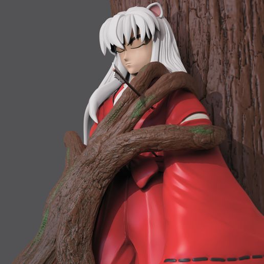 👾 Inuyasha・ STL File for 3D printing・Cults