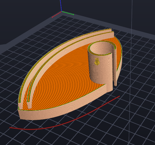 STL file Curved Lithophane Stand With Wired Plug in Light 🔌 ・3D ...