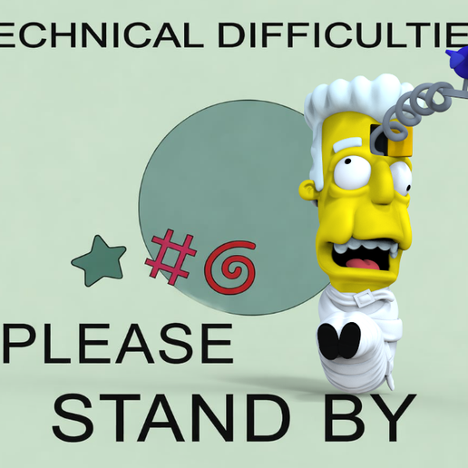 🎨 THE SIMPSONS-KENT BROCKMAN TECHNICAL DIFFICULTIES-PARTS AND COMPLETE ...