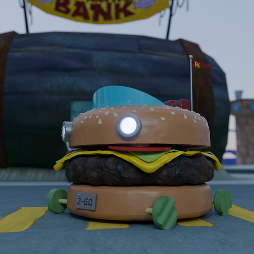 🧽 Patty Wagon | Bob Esponja Fanart・Archivo STL Gratis para Impresión 3D ...