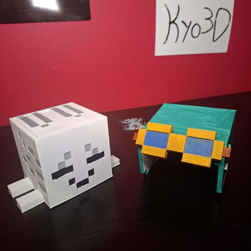 📦 Happy Ghast Box・ STL File for 3D printing・Cults