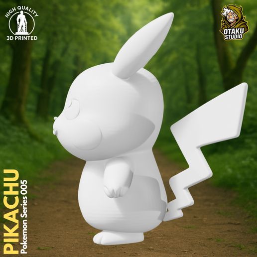 🐉 PIKACHU - POKEMON FAN ART 3D MODEL・Free STL File for 3D printing・Cults