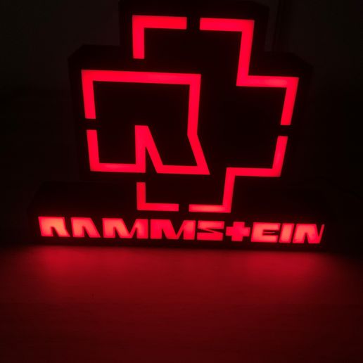 📦 Light Box Rammstein・ STL File for 3D printing・Cults