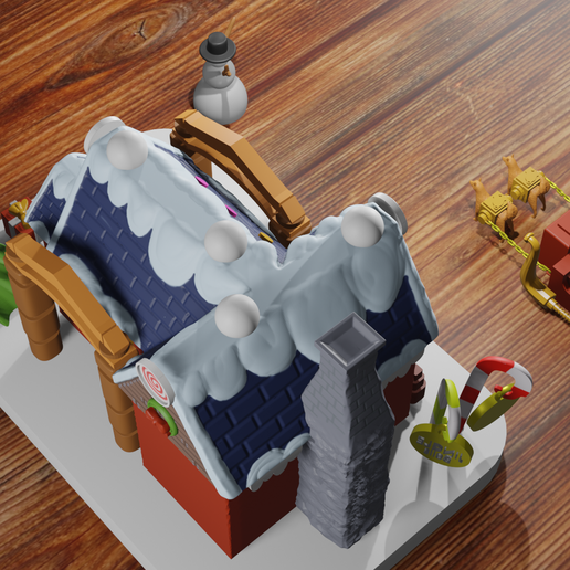 🎄 Christmas House 3D or Candy Shop Massive Pack For 3D Printing・ STL ...